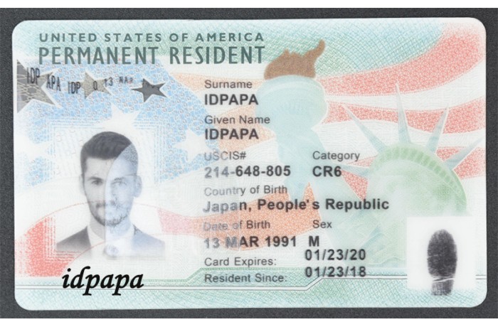 Resident Alien Card